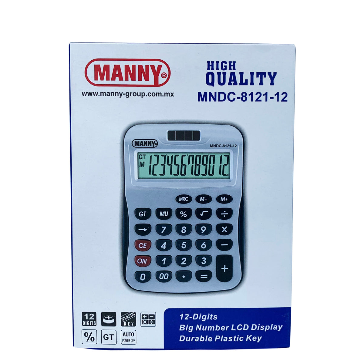 Calculadora MNDC-8121-12 – Manny Distribuciones